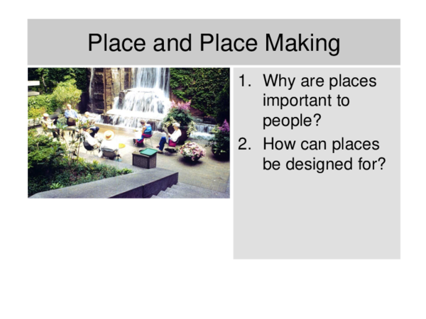 (PDF) William Whyte & Jan Gehl: Making Lively Urban Places