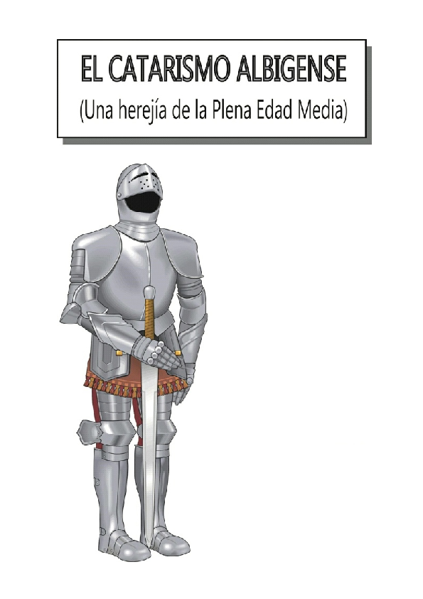 (PDF) Catharism. A Medieval Heresy | Juan Lopez - Academia.edu