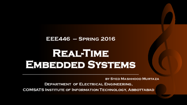 (PDF) Introduction to Real-Time Embedded Systems' Design