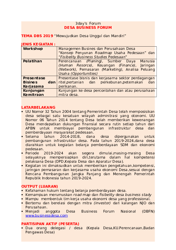 (DOC) Materi proposal DBF