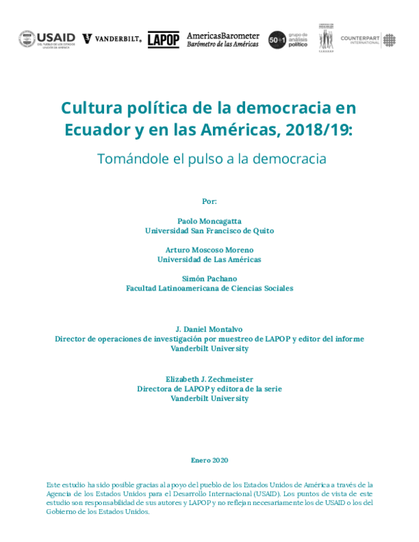 Choque de ideas- Progresismo versus conservadurismo en el Ecuador del ...