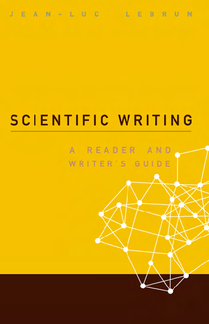 (PDF) Jean Luc Lebrun Scientific writing a reader and writer's guide ...