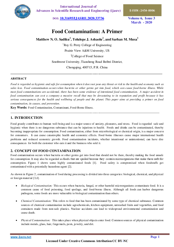 (PDF) Licensed Under Creative Commons Attribution CC BY-NC Food ...