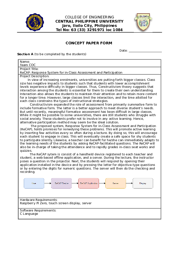 (DOC) CONCEPT PAPER CLICKERS