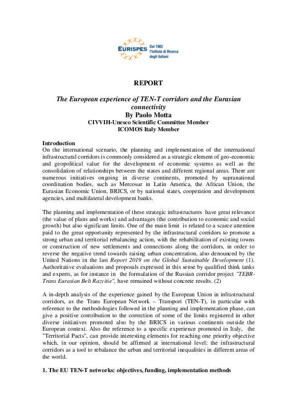 (PDF) REPORT UE CONNECTIVITY