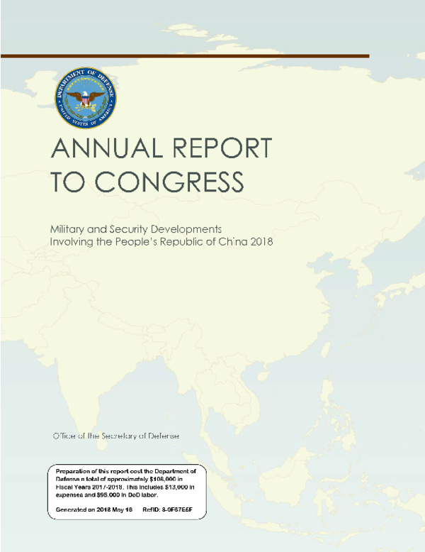 (PDF) CHINA MILITARY REPORT