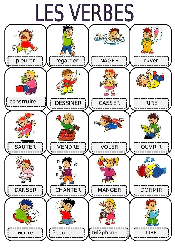 (DOC) Les verbes dictionnaire visuel
