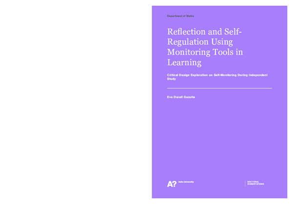 (PDF) Reflection and Self-Regulation Using Monitoring Tools in Learning
