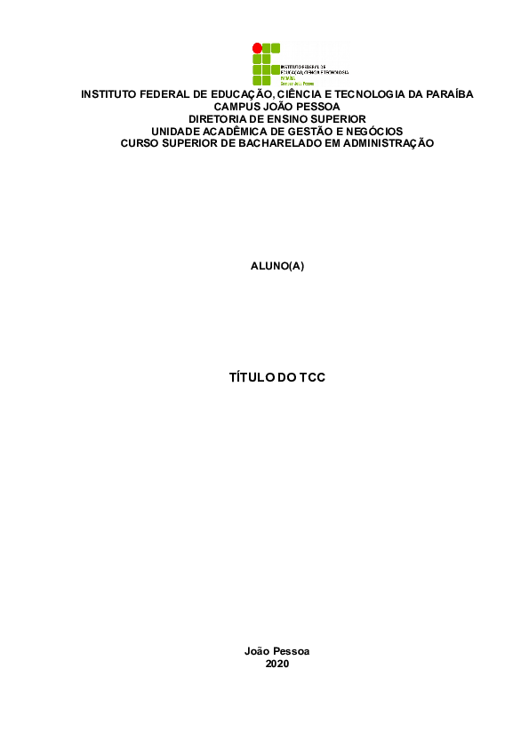 (DOC) TCC UAG MODELO TCC