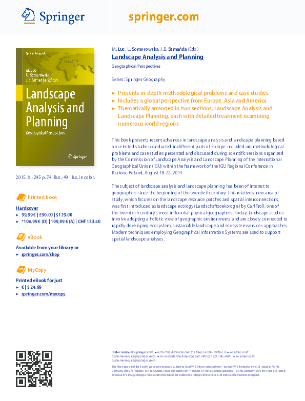 (PDF) Landscape Analysis and Planning