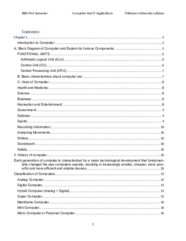 (PDF) Computer note