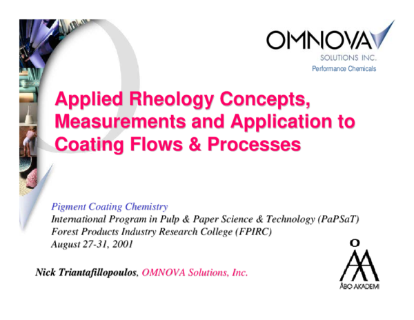 (PDF) Applied Rheology Concepts, Applied Rheology Concepts ...