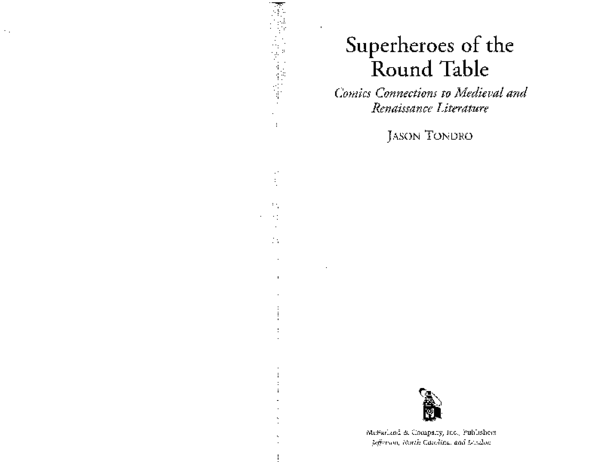 (PDF) Superheroes of the Round Table: Comics Connections to Medieval ...