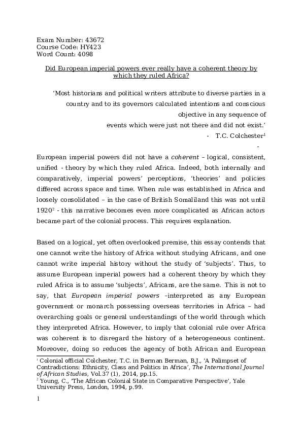 (DOC) Did European Imperial Powers Ever Really Have a Coherent Theory ...
