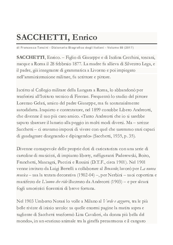 (PDF) SACCHETTI, Enrico