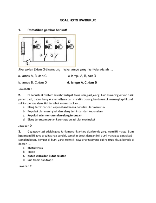 (DOC) SOAL HOTS