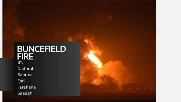 (PPT) BUNCEFIELD FIRE