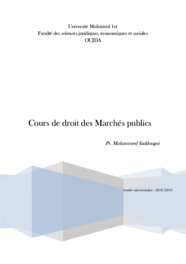 decret marché public maroc 2013 en arabe