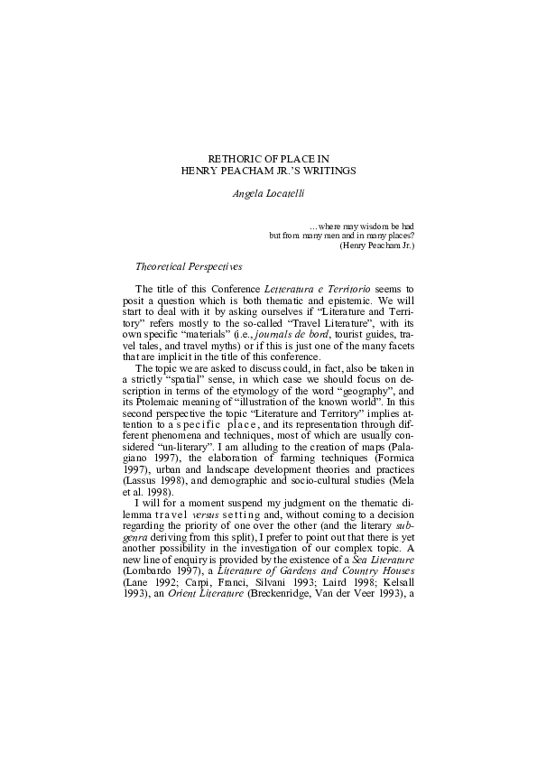 (PDF) Semantic Integration and Diversion in Henry Peacham jr.’s Emblems ...
