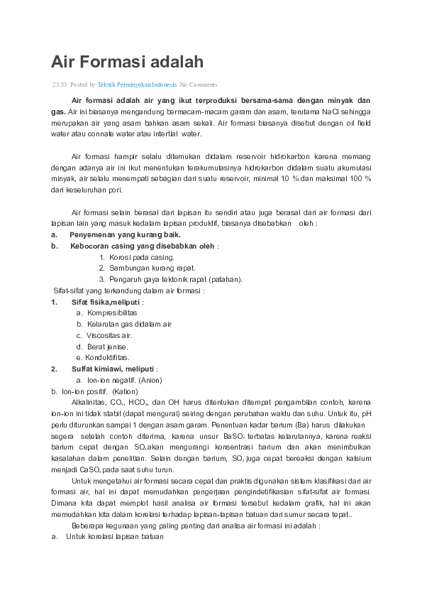 (DOC) Air Formasi Adalah