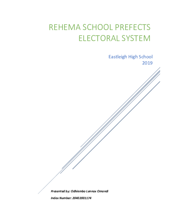 (PDF) E-Voting System for Schools