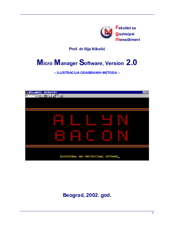 (PDF) Micro Manager Software, Version 2.0 – Ilustrasija odabranih ...