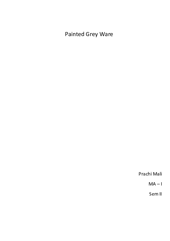 (DOC) Painted Grey Ware