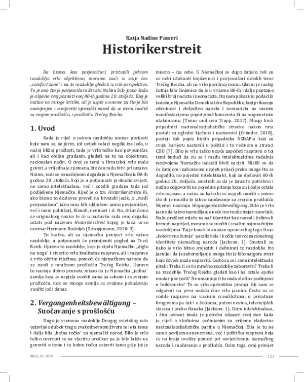 (PDF) Historikerstreit