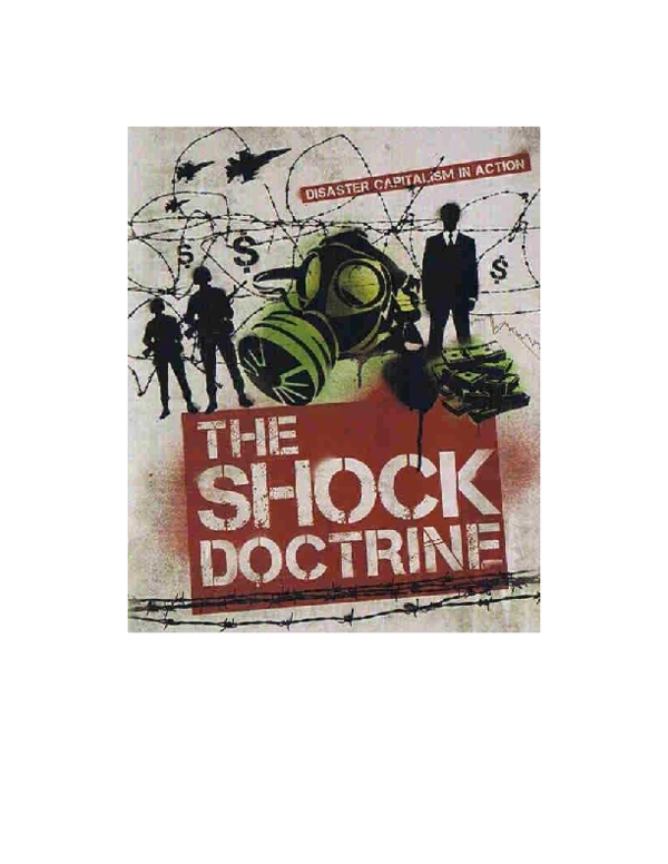 (PDF) La doctrina del shock - Naomi Klein