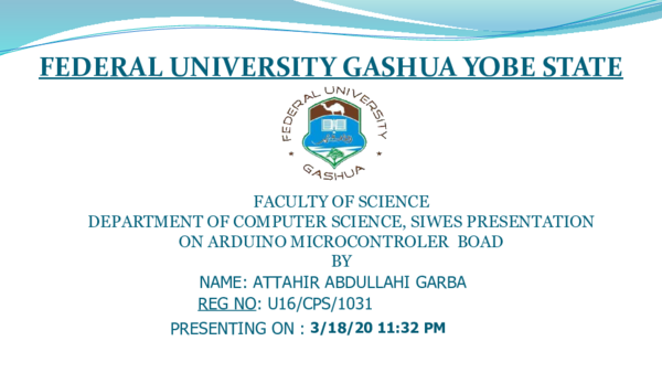 (PPT) Arduino Presentation