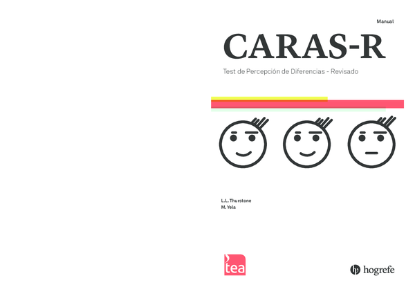 (PDF) Test de Percepción de Diferencias CARAS-R: Capítulo de ...