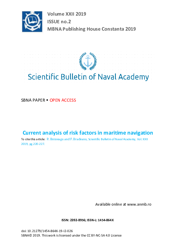 (PDF) Current analysis of risk factors in maritime navigation Current ...