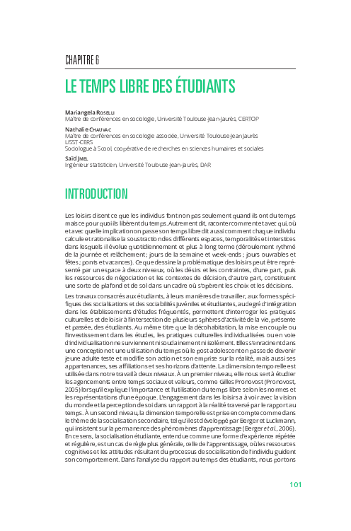 valérie temps libre