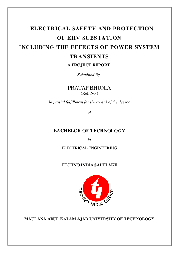 pdf-engineering-final-year-project-report-on-electrical-safety-and-protection-of-ehv