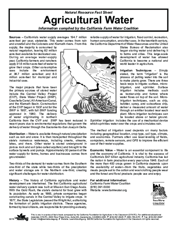 (PDF) Natural Resource Fact Sheet