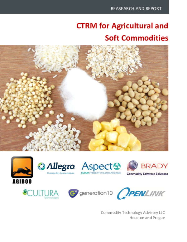 (PDF) REASEARCH AND REPORT Commodity Technology Advisory LLC CTRM for Agricultural and Soft ...
