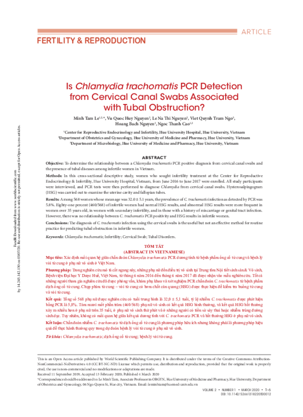 (PDF) Chlamydia trachomatis PCR Detection 04.03.