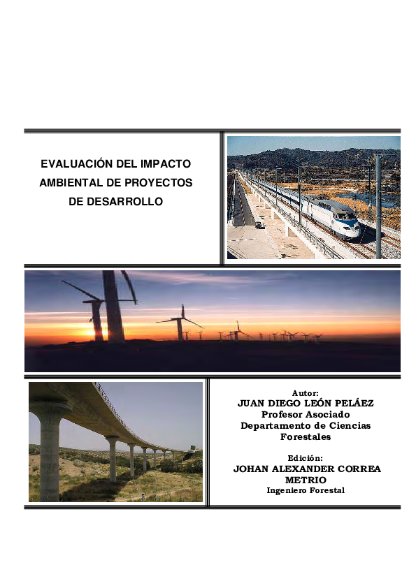 (PDF) EVALUACIÓN DEL IMPACTO AMBIENTAL DE PROYECTOS DE DESARROLLO