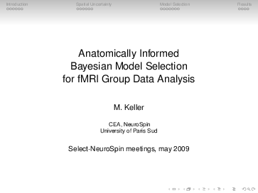 (PDF) Anatomically Informed Bayesian Model Selection for fMRI Group Data Analysis