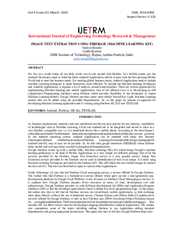 (PDF) International Journal of Engineering Technology Research ...