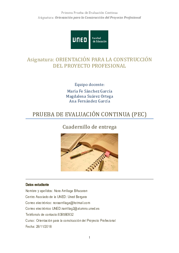 (DOC) Proyecto PEC | nora arrillaga - Academia.edu