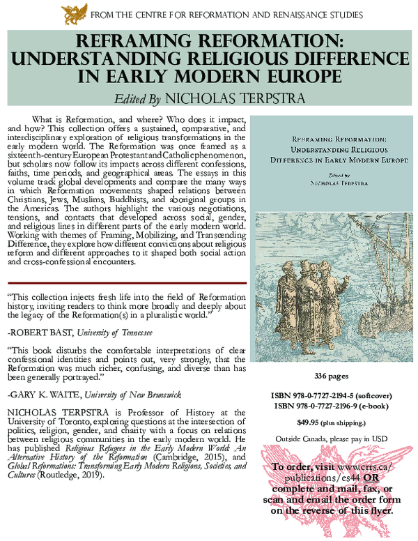 (PDF) Reframing Reformation: Understanding Religious Difference in ...