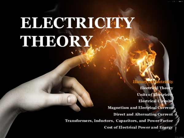 (PPT) Chapter 2 Electricity Theory