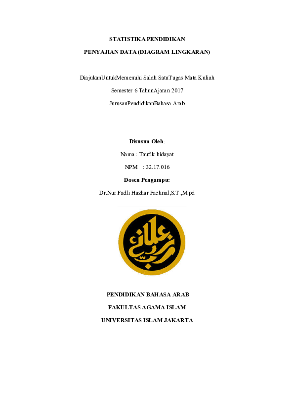 (DOC) STATISTIKA PENDIDIKAN