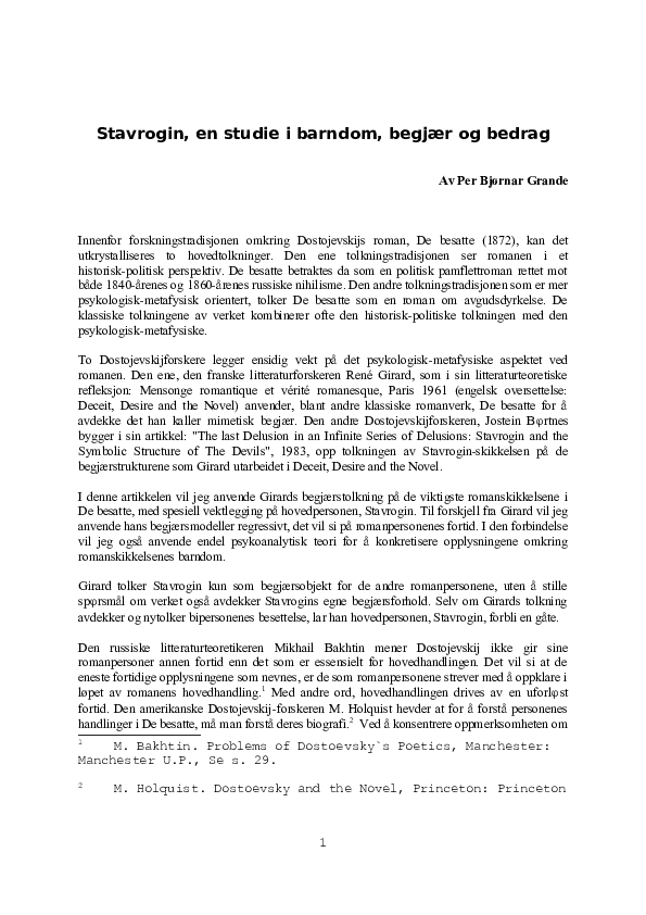 (DOC) Stavrogin. En studie