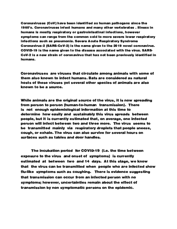 (DOC) Coronaviruses | Yodi Hendro - Academia.edu