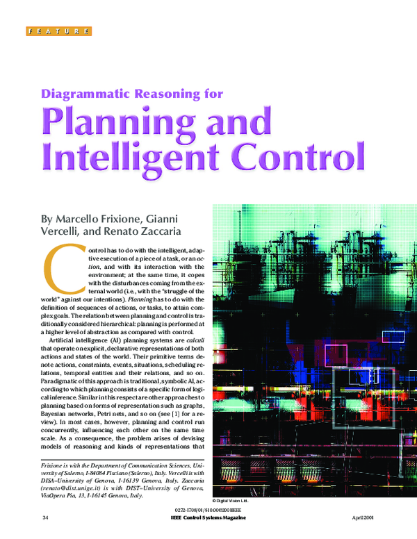(PDF) Diagrammatic reasoning for planning and intelligent control