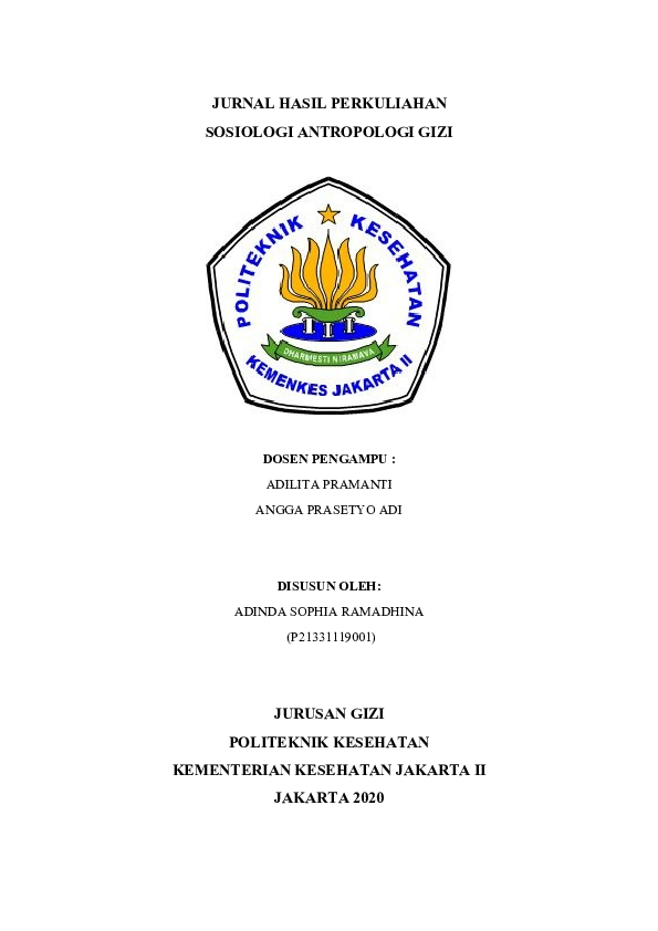 (DOC) JURNAL HASIL PERKULIAHAN SOSANTRO