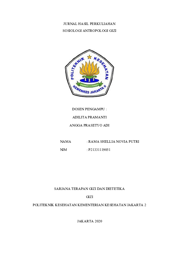 (DOC) JURNAL HASIL PERKULIAHAN