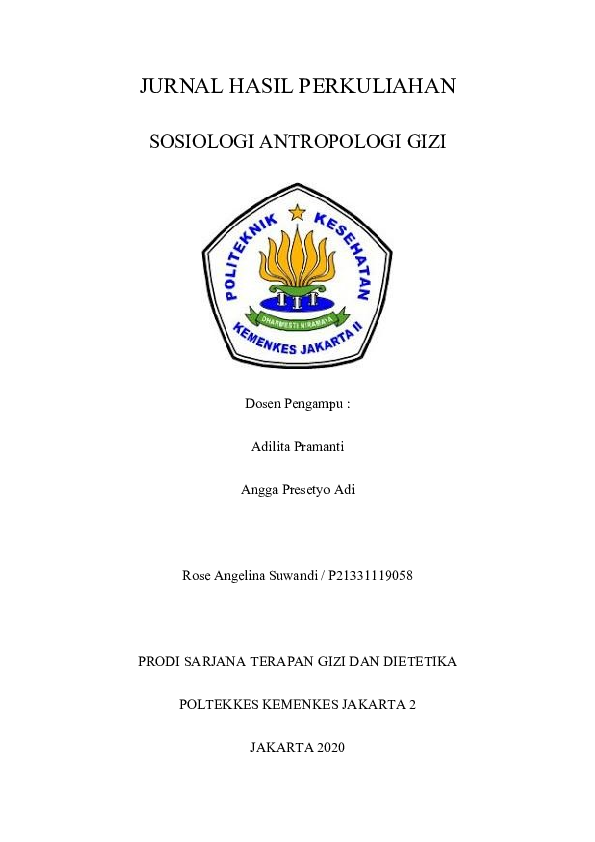 (DOC) JURNAL HASIL PERKULIAHAN